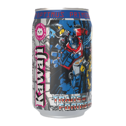 Transformers Optimus Primeberry - Strawberry Flavour Soda Can 330ml St ...