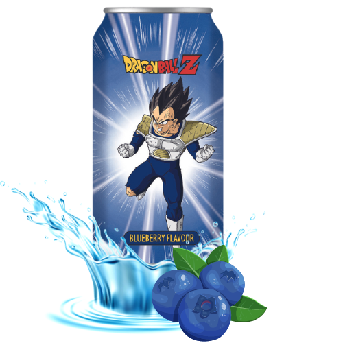 "Classic" Dragon Ball Z Vegeta Blueberry Soda 330ml – Kawaji UK