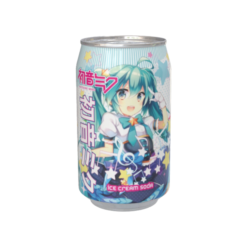 Hatsune Miku Ice Cream Soda Flavour Can 330ml – Kawaji UK